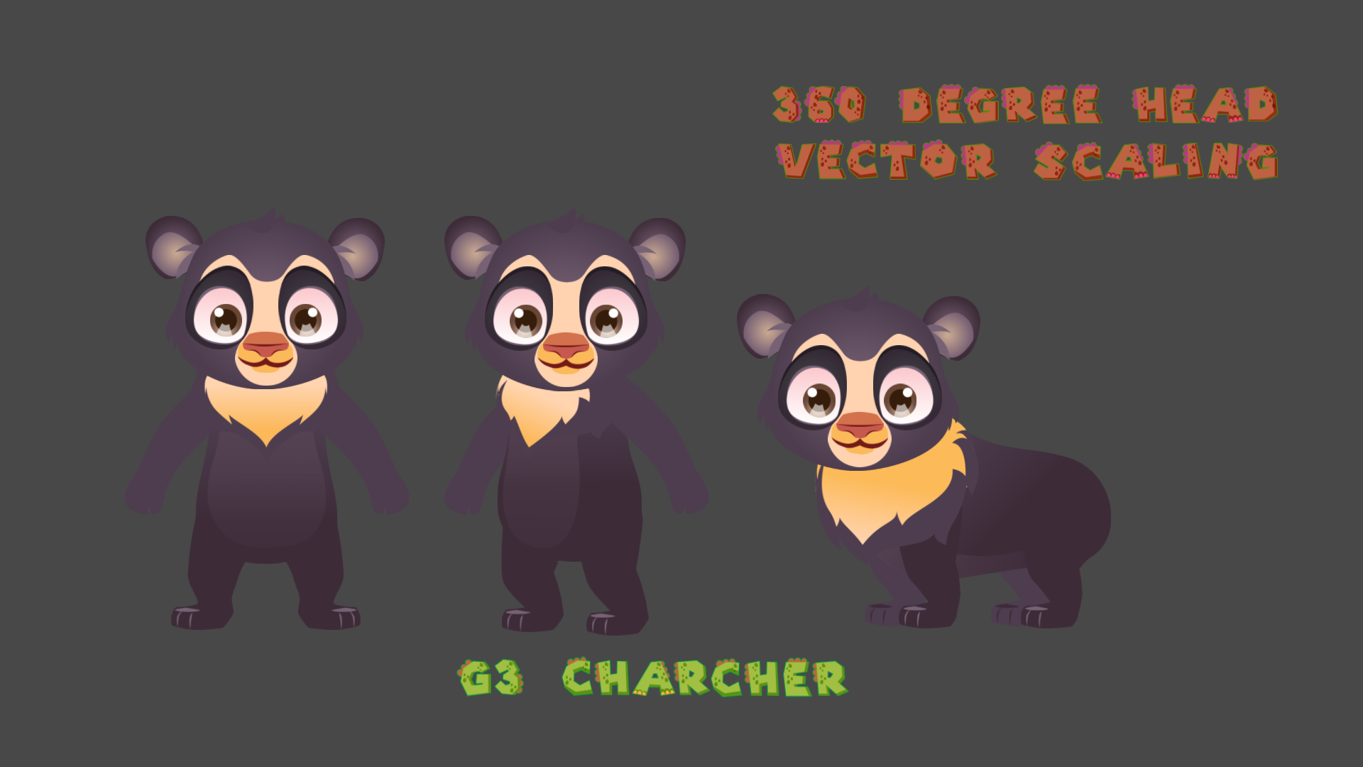 Cute Spectacled Bear