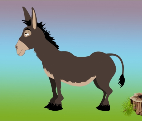 Cartoon Donkey