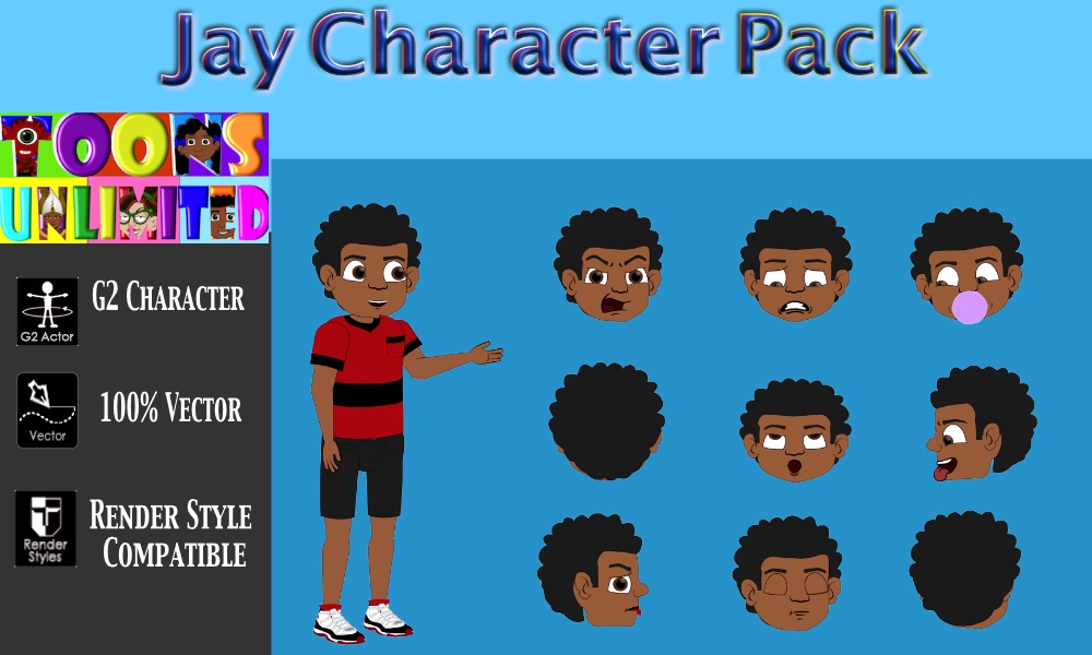 Jay Character Pack