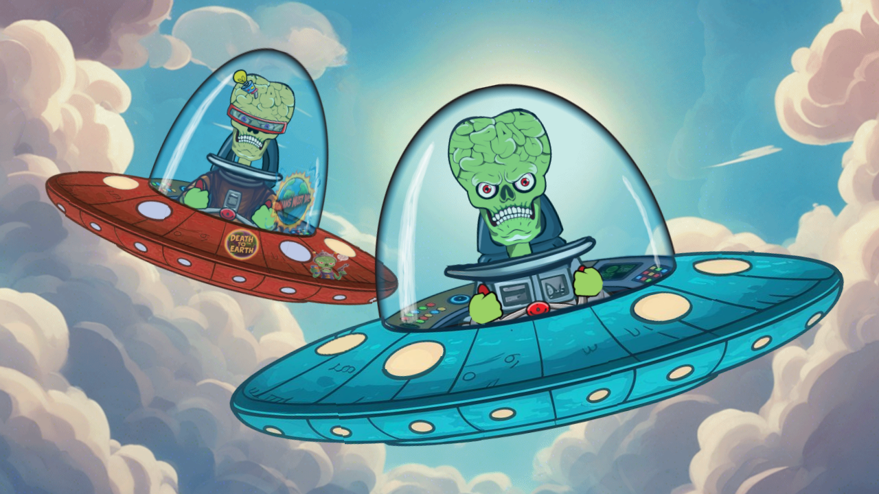 Invaders from Mars, Tak Tak & Tok Nok