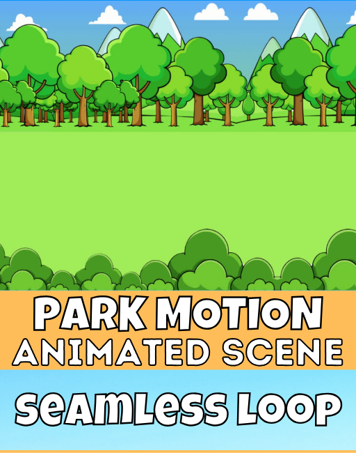 Animated Park scene