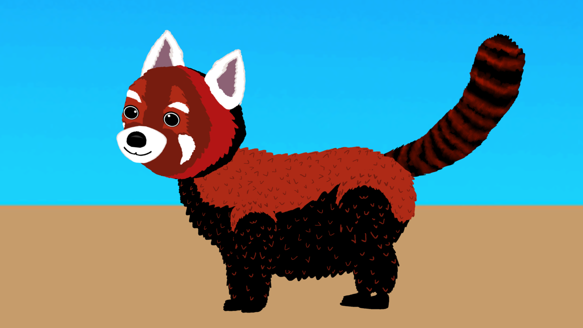 red panda animal