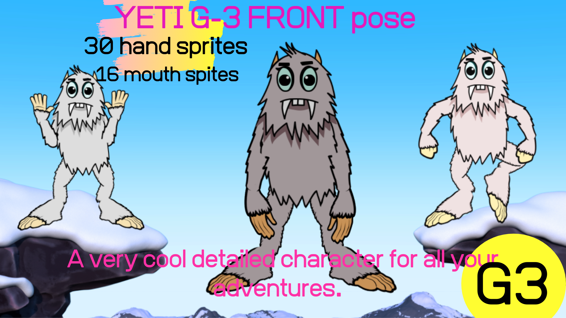 YETI G3 Front pose