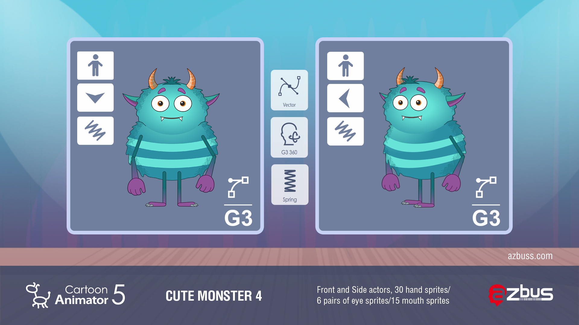 Cute monster Combo (01-04)