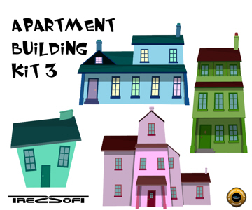 Apartment Building Kit 3