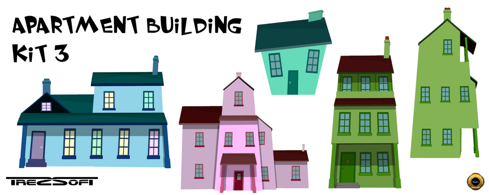 Apartment Building Kit 3