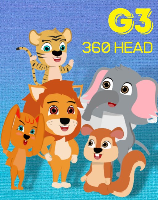 Puff Animals Cartoon