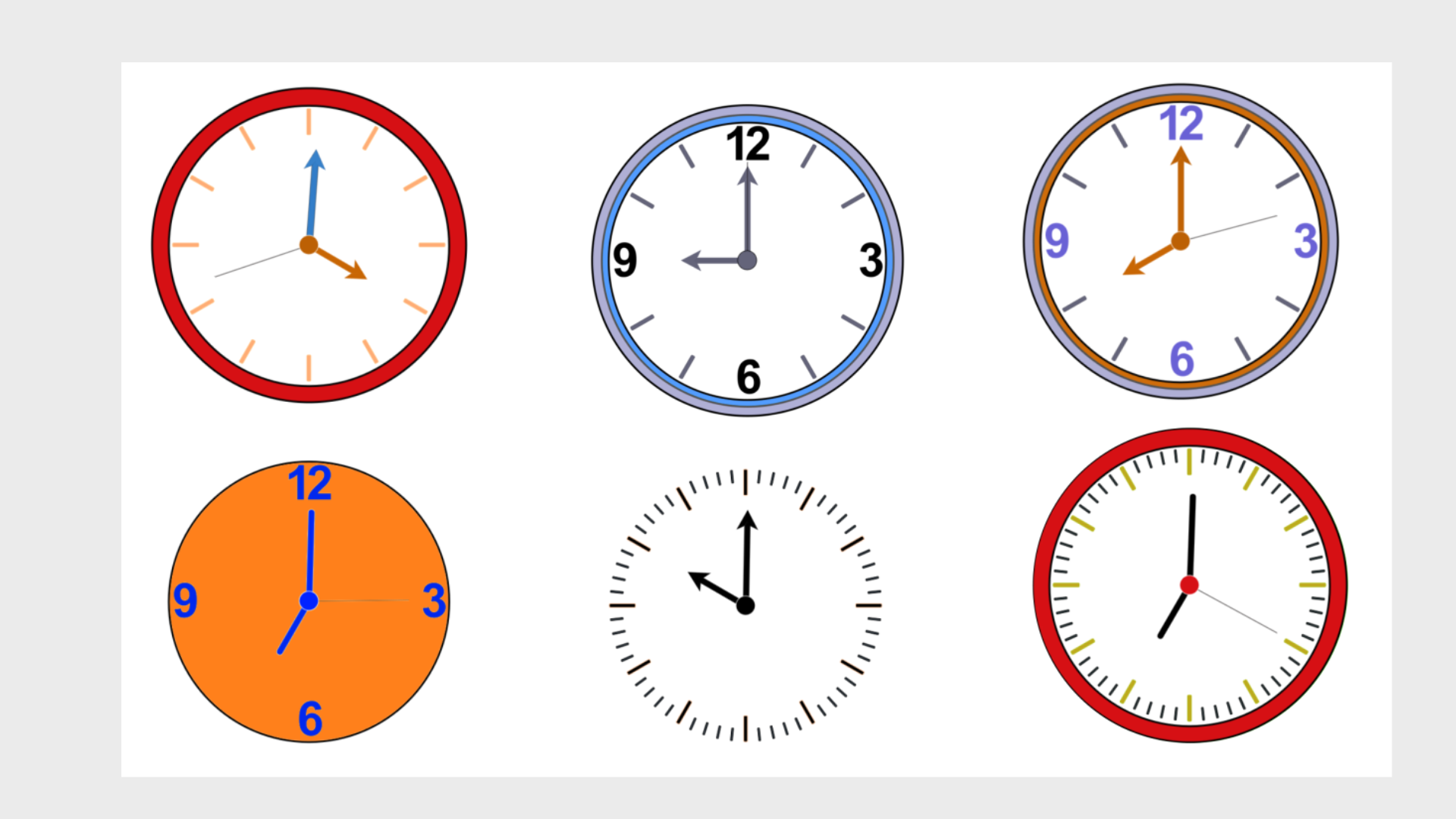 Animated Clocks