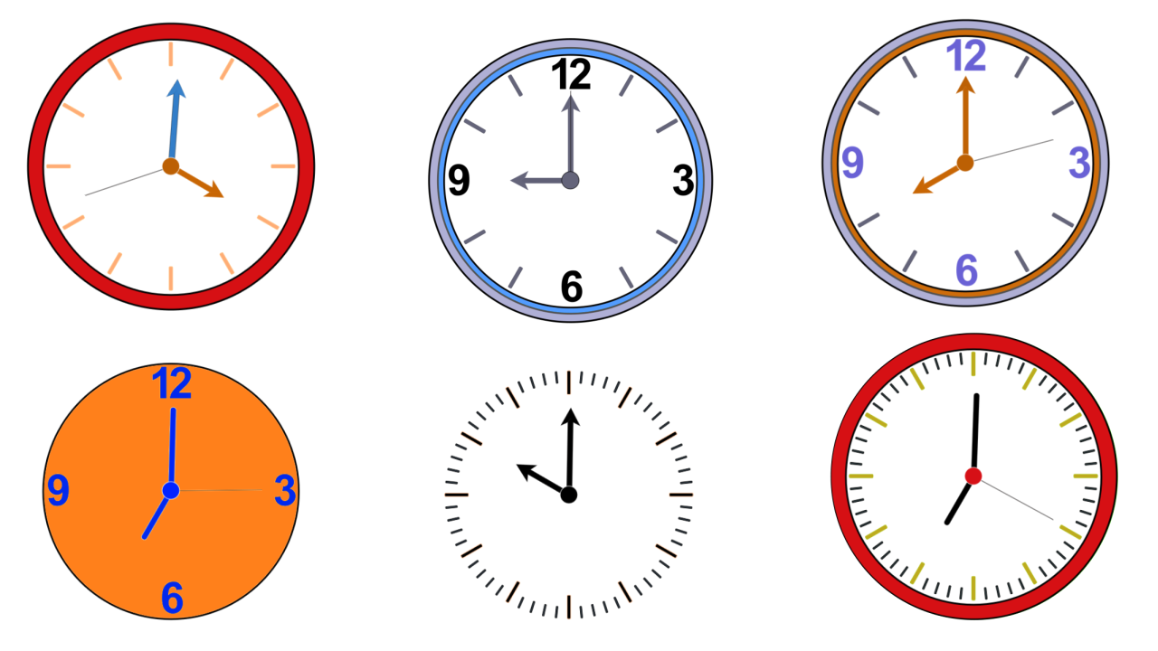 Animated Clocks
