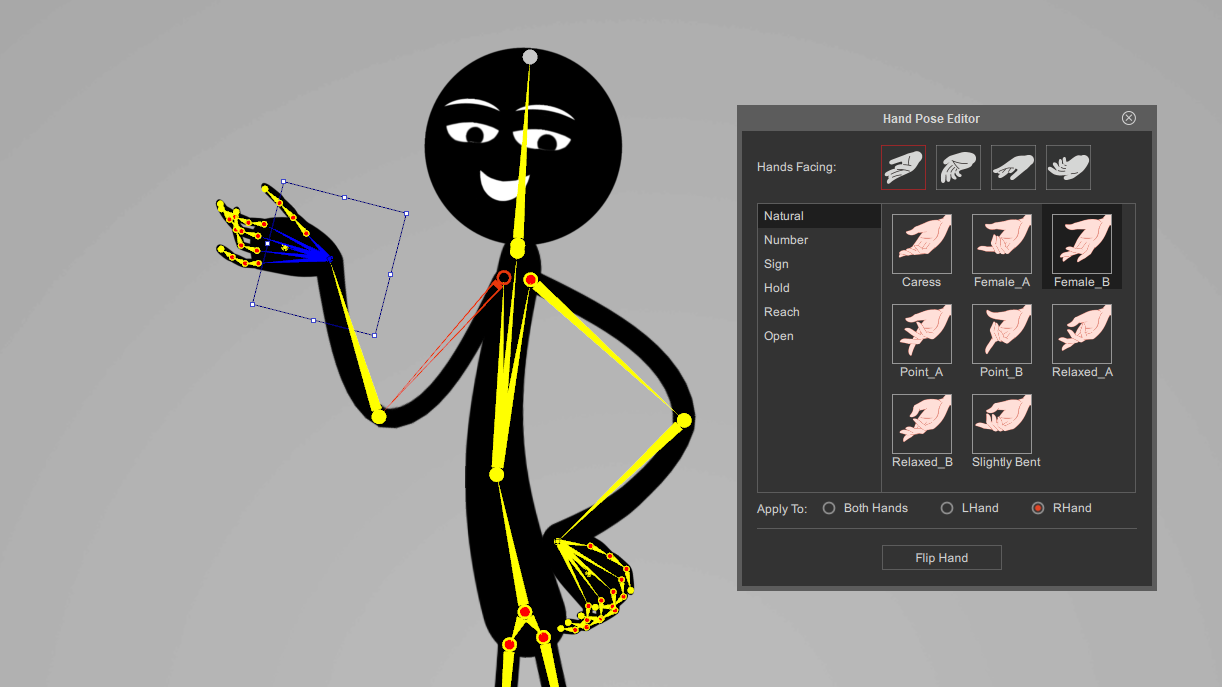 Stick Figure Black Male (S)