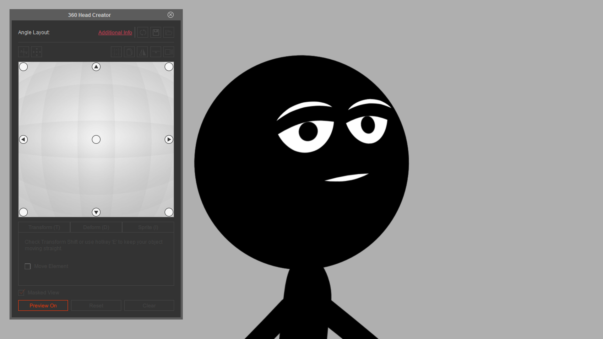 Stick Figure Black Male (S)