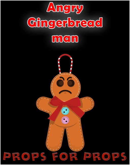 Angry Gingerbread man