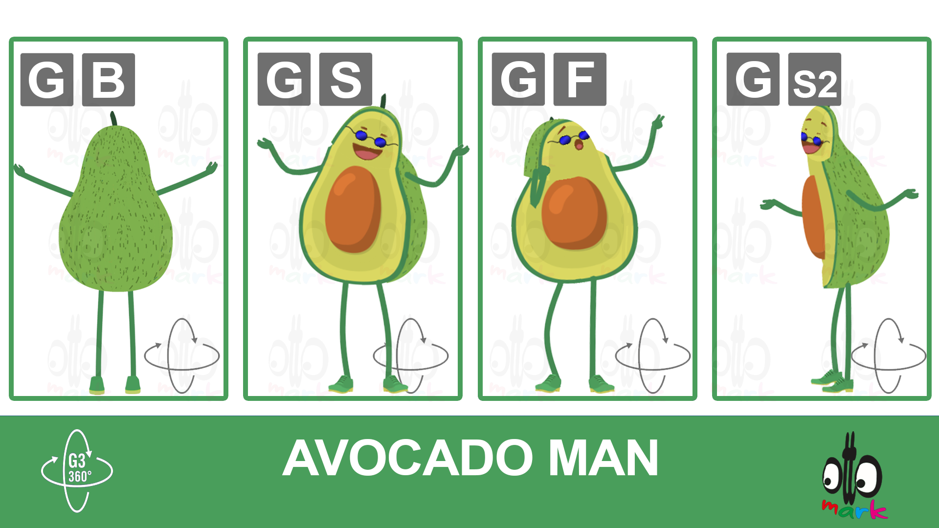 Funny Fruits Big Pack 47 Characters