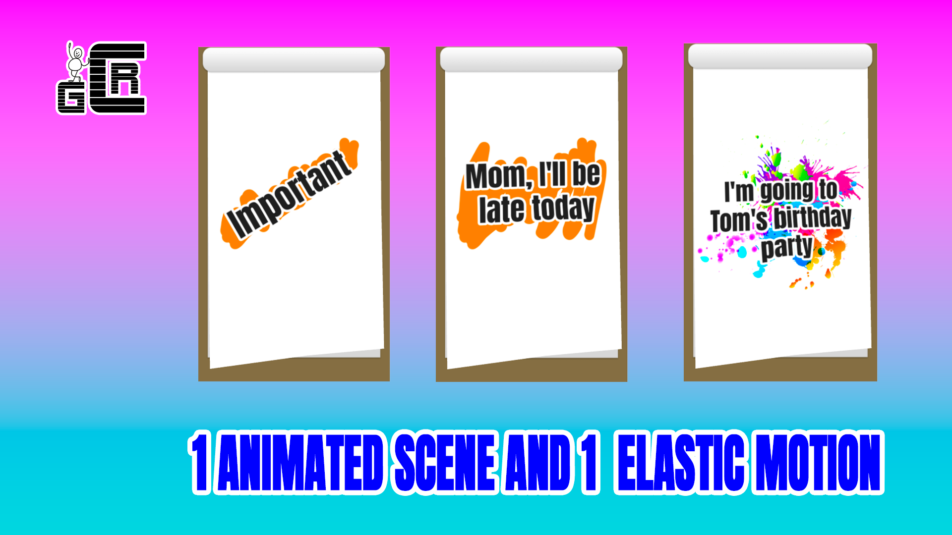 Animated Note Table