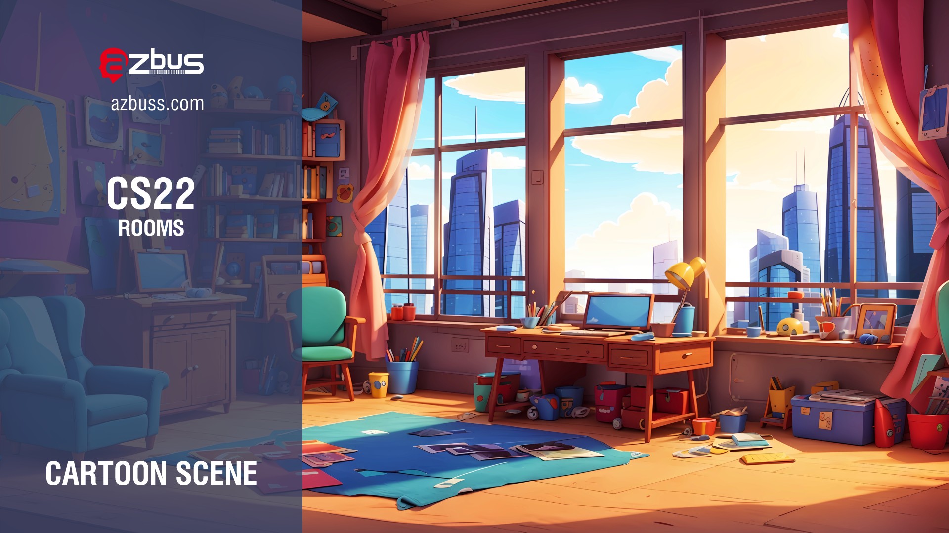 Cartoon Scene CS21-CS40