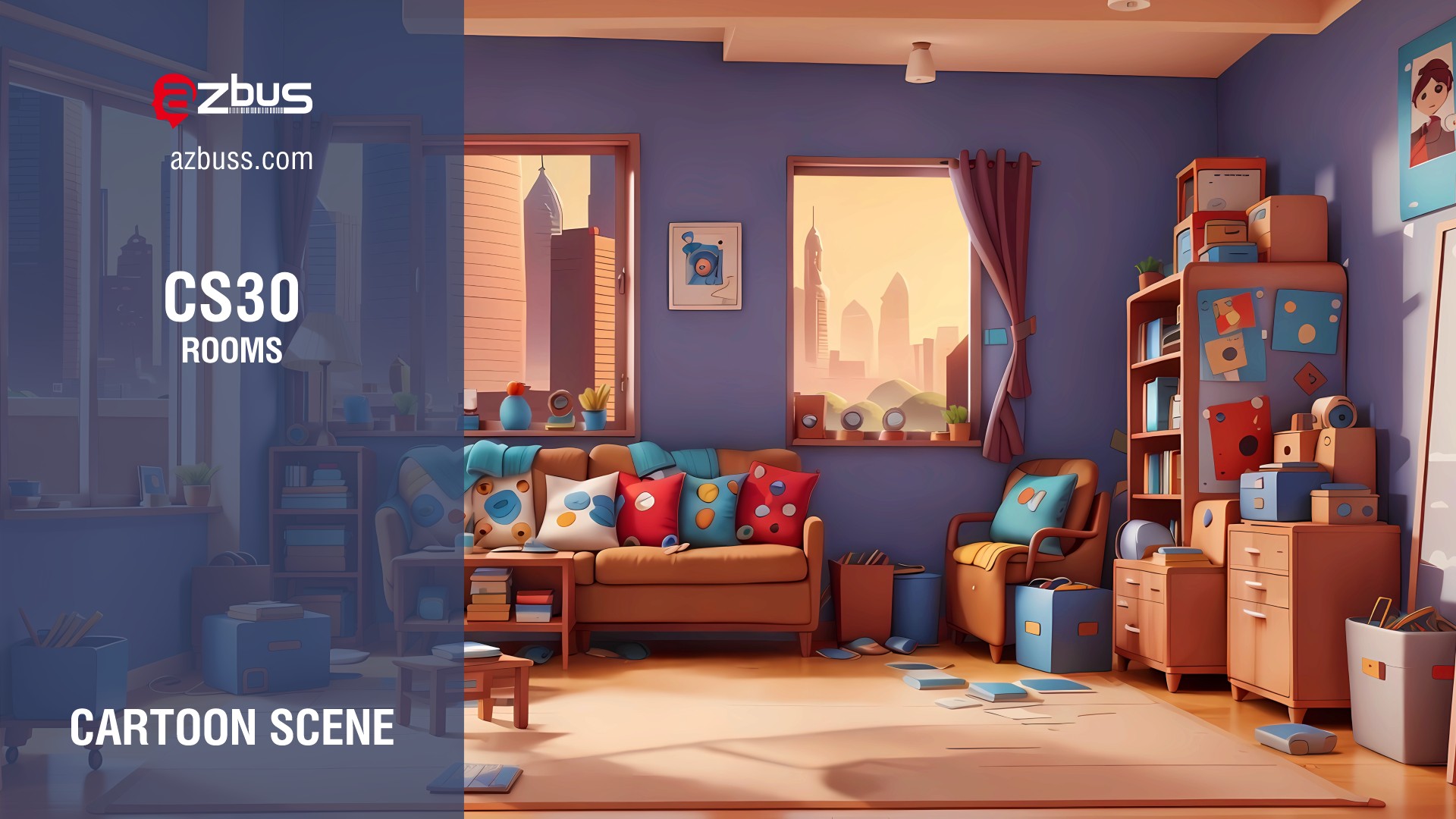 Cartoon Scene CS21-CS40