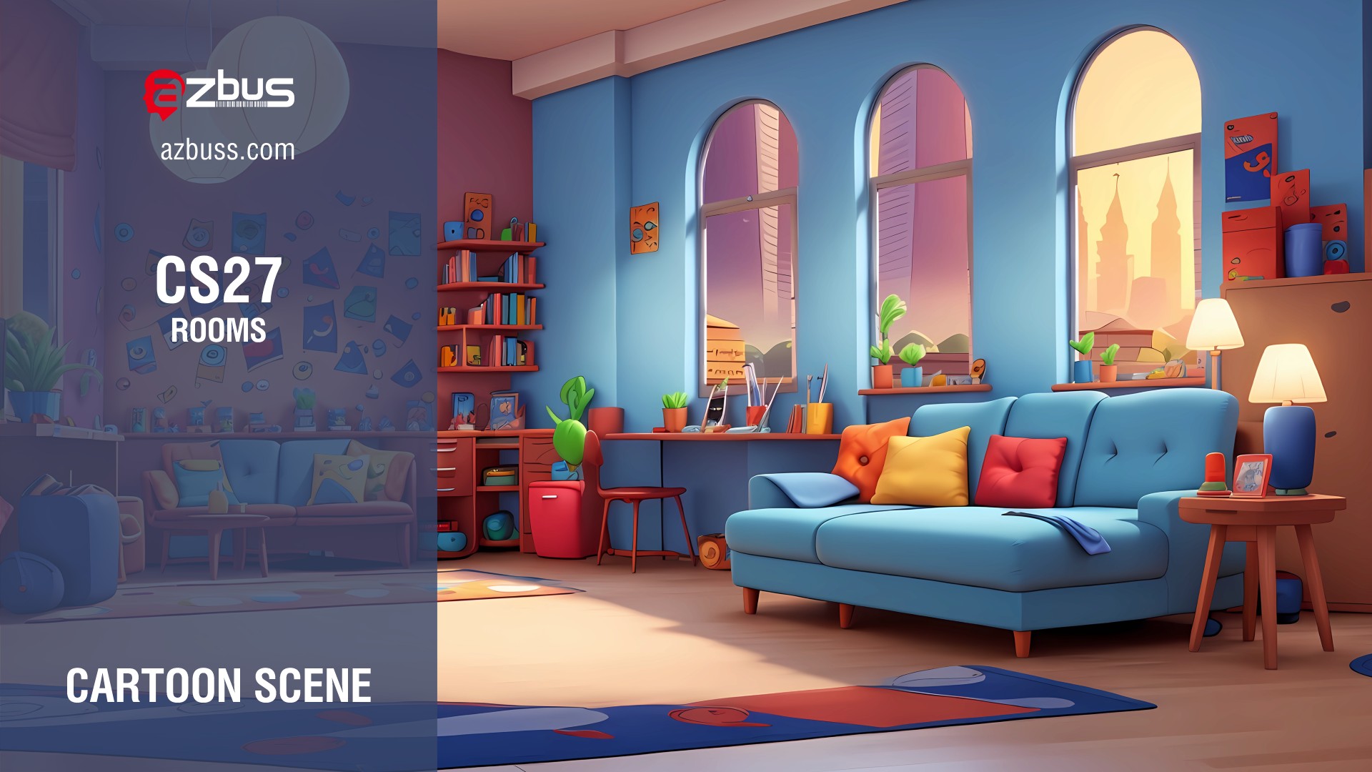 Cartoon Scene CS21-CS40