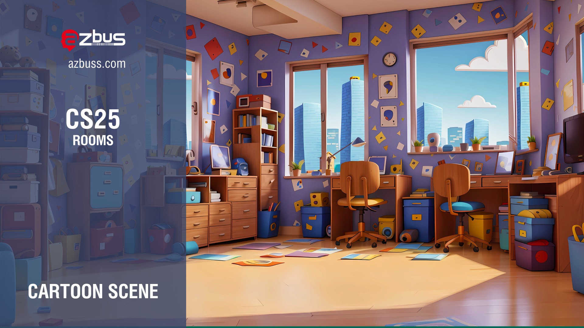 Cartoon Scene CS21-CS40