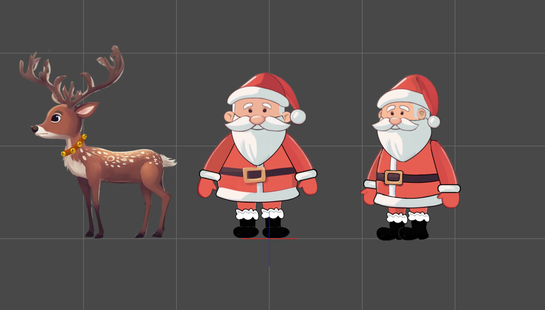 Santa & Prancer