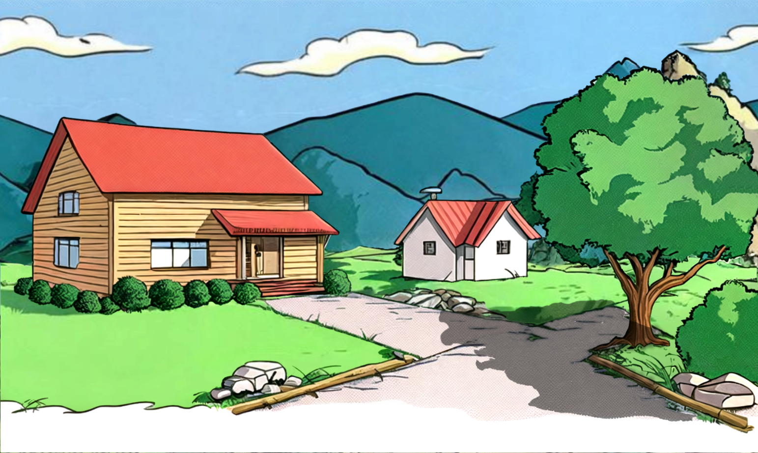 Country House Scene