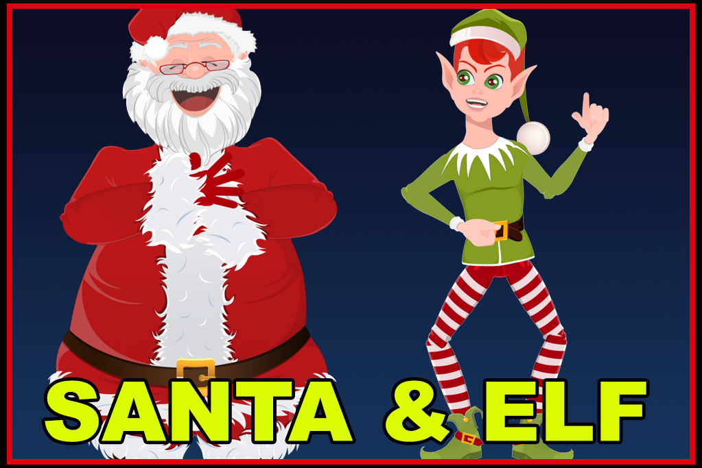 Santa Claus & Elf