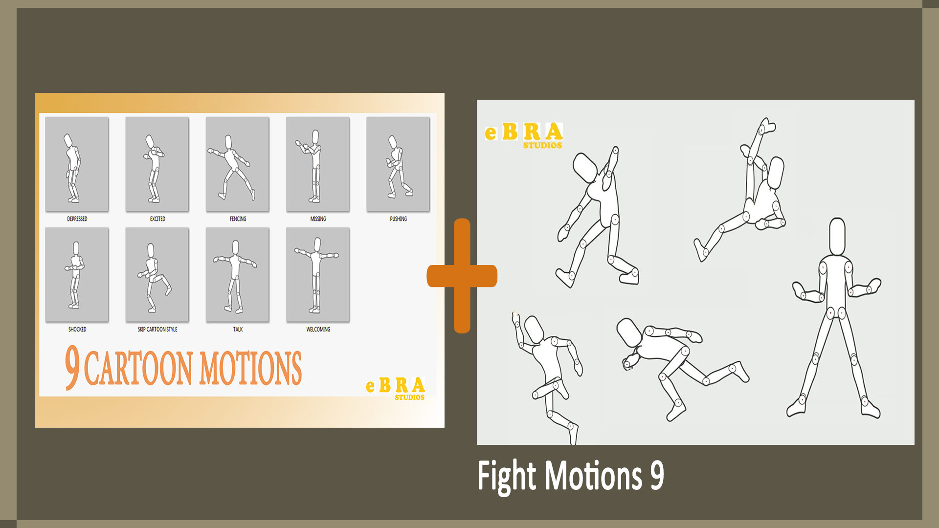 Cartoon Motions + Fight Motions Big discount