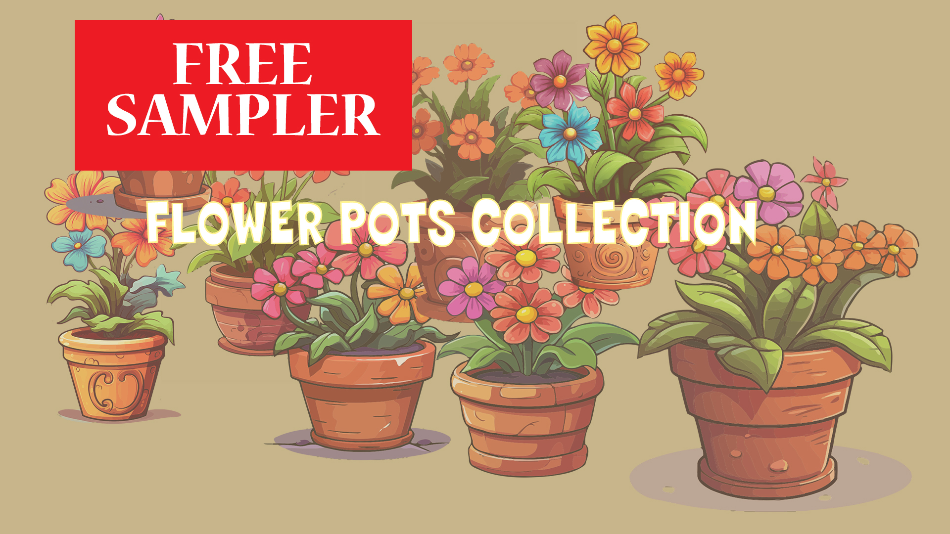 Free Sample Flower Pot from the Flower Pots Collection