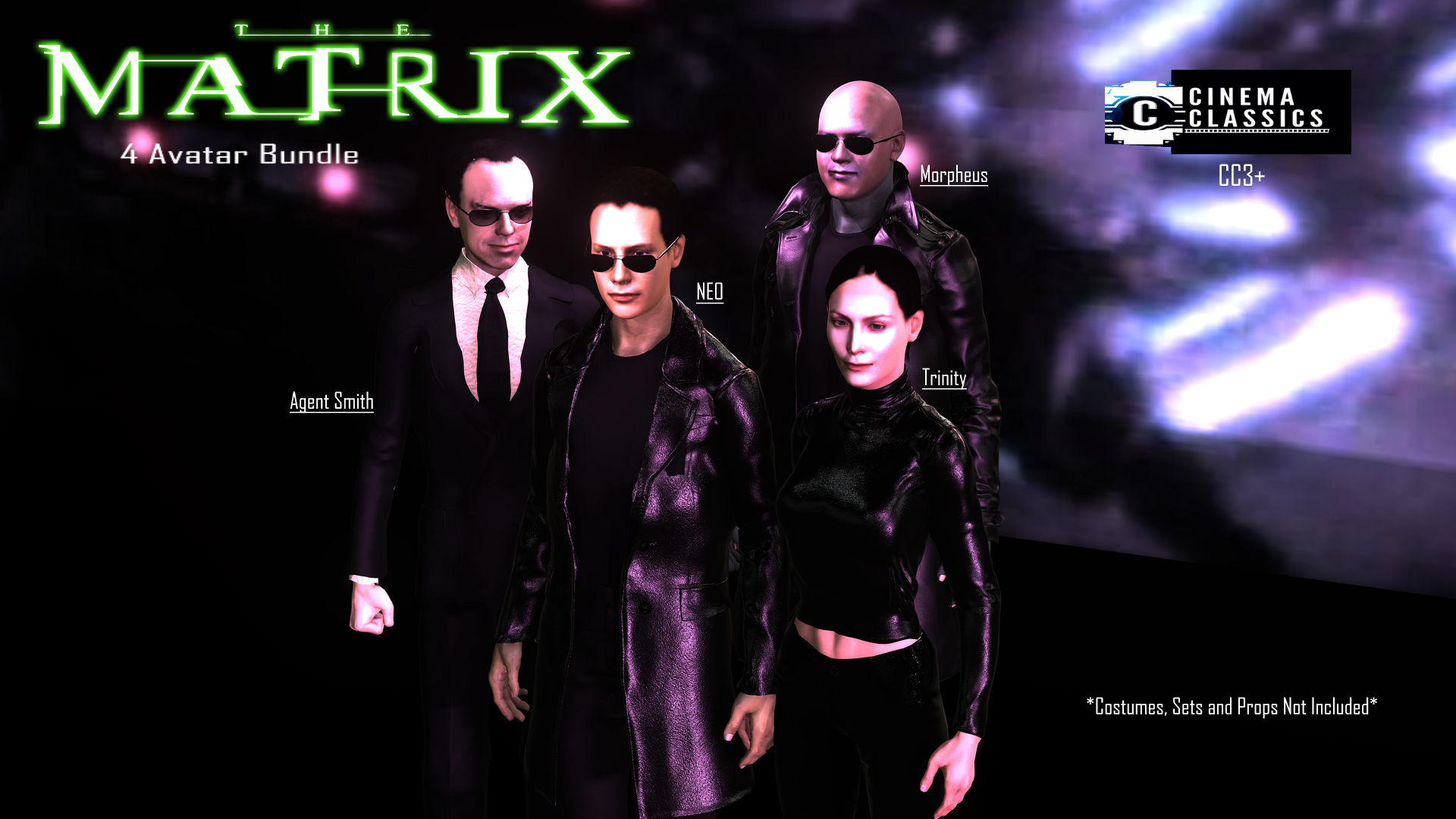 The Matrix - 4 Avatar Bundle