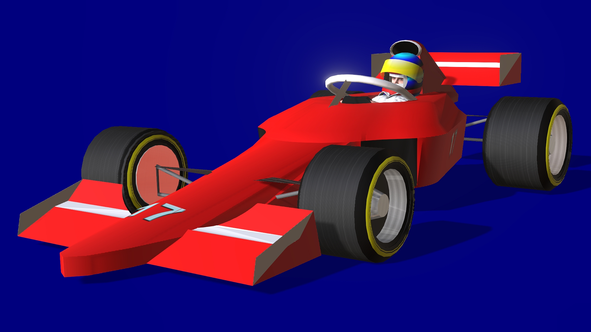 F1 car Red