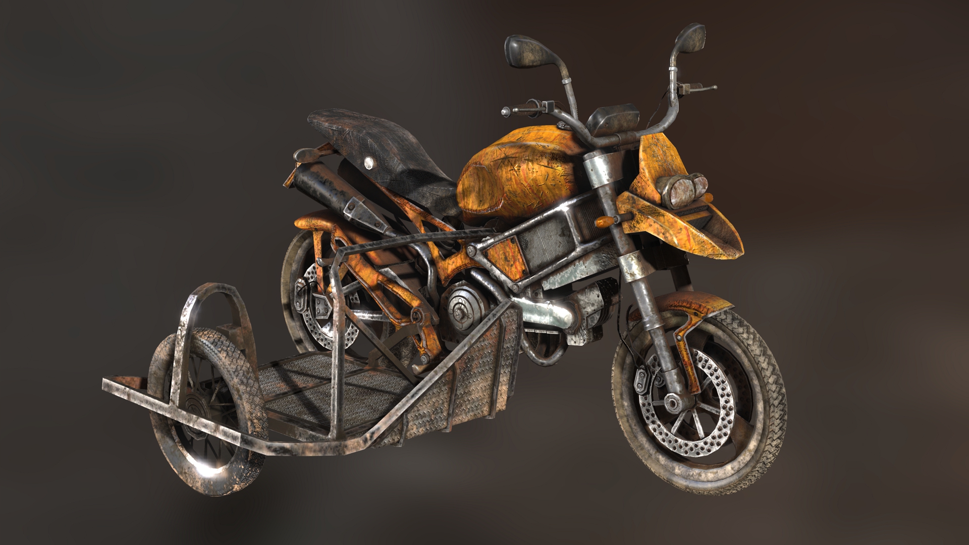 Motorbike-SideCar - Doomsday Vehicles & Cars