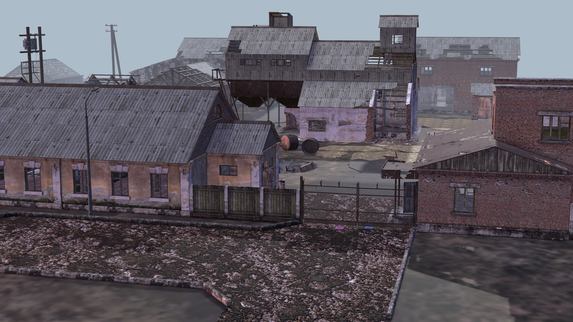Ruined farm buildings