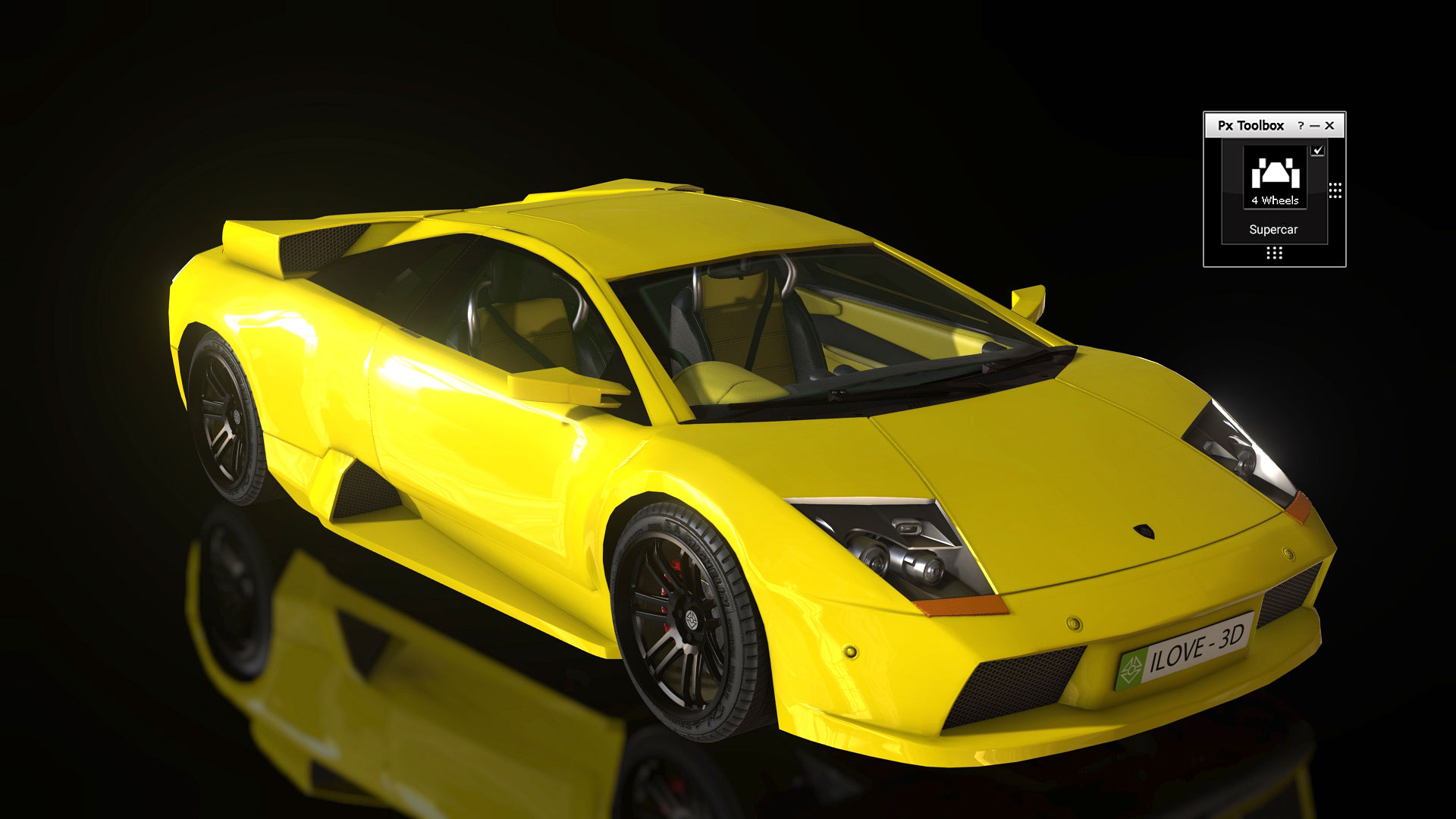 RHD HQ Interactive Vehicles - Supercar