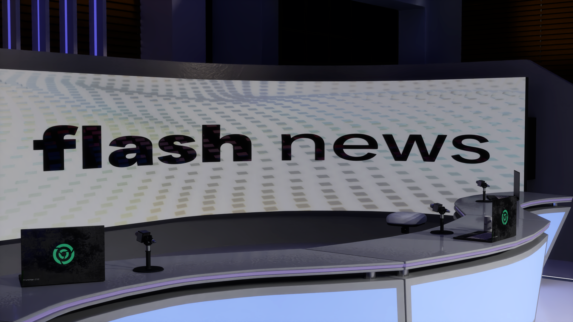Flash News TV Studio