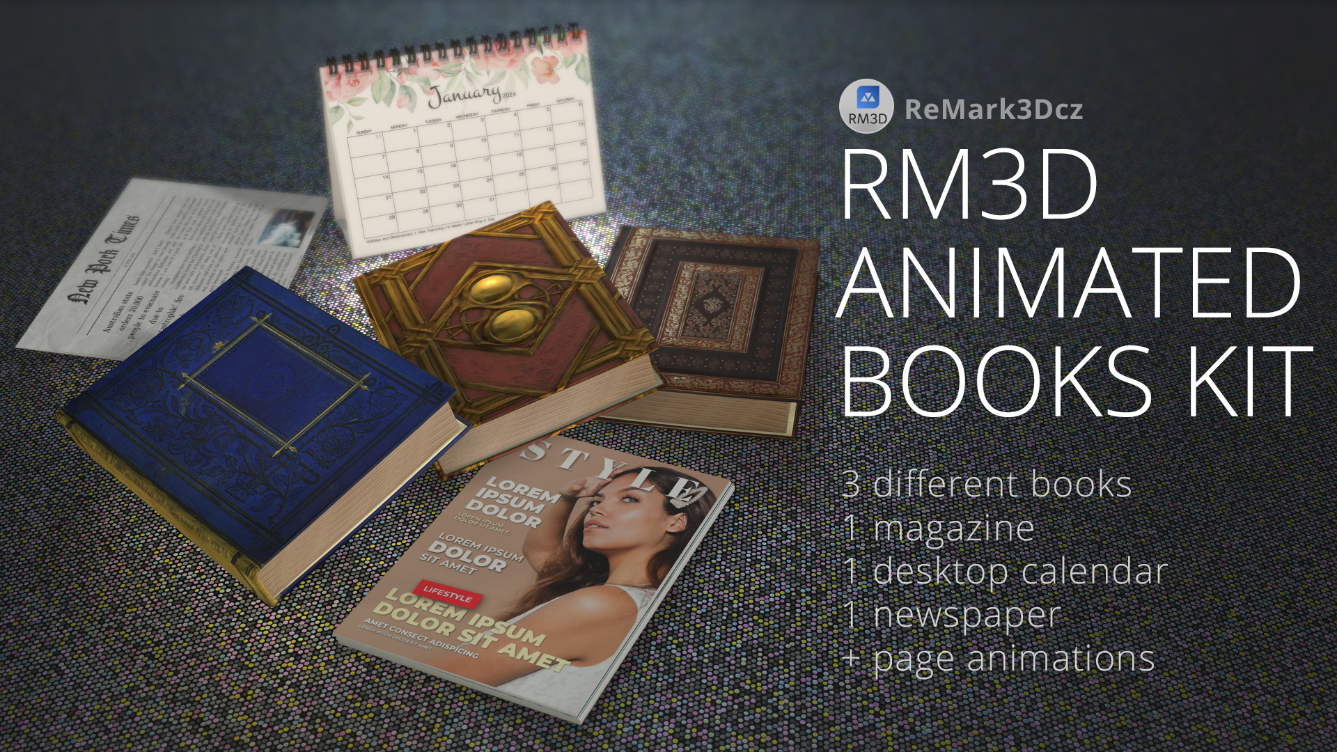 RM3D Animated Books Kit