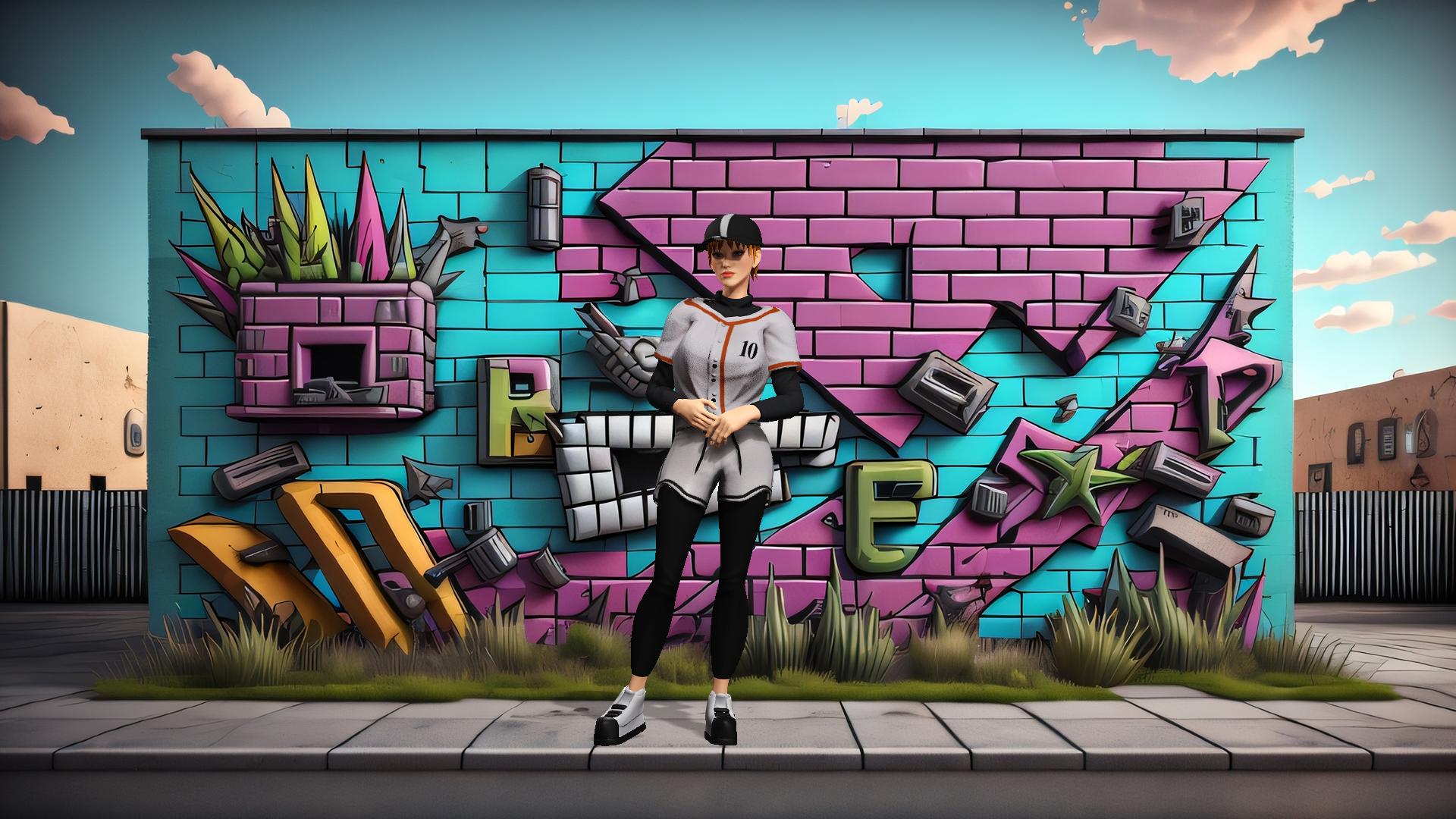 Candice – Stylized Street Athlete with Underdog Swagger