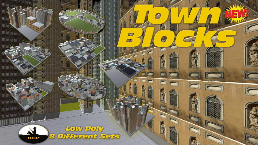 Town Blocks Pack by Cricky