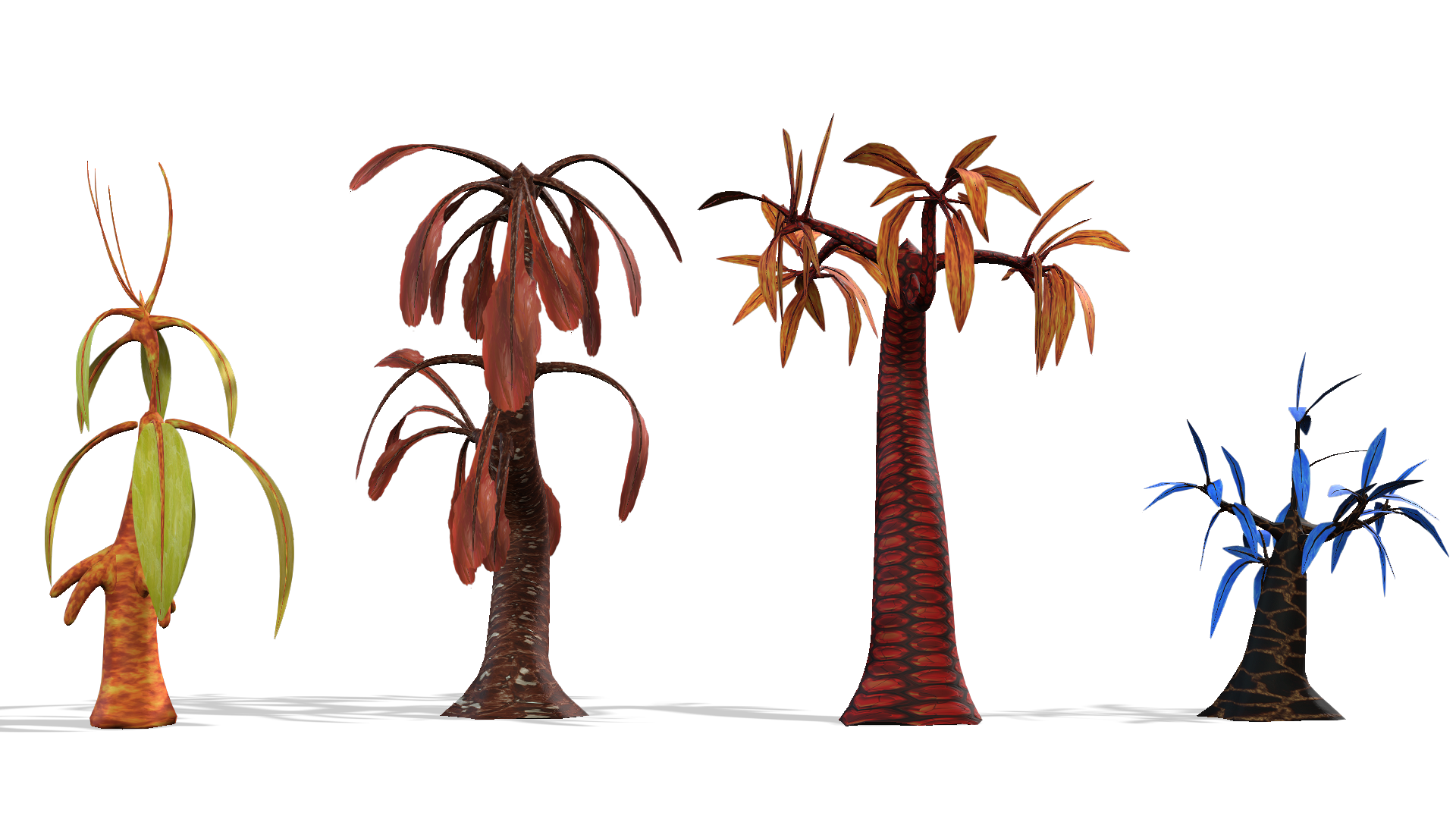 PACK ALIEN PLANT WITH ANIMATION