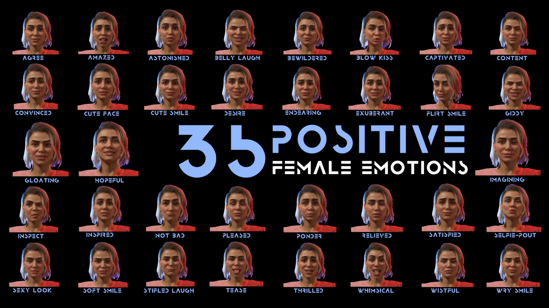 FEMALE ULTIMATE EXPRESSIONS BUNDLE