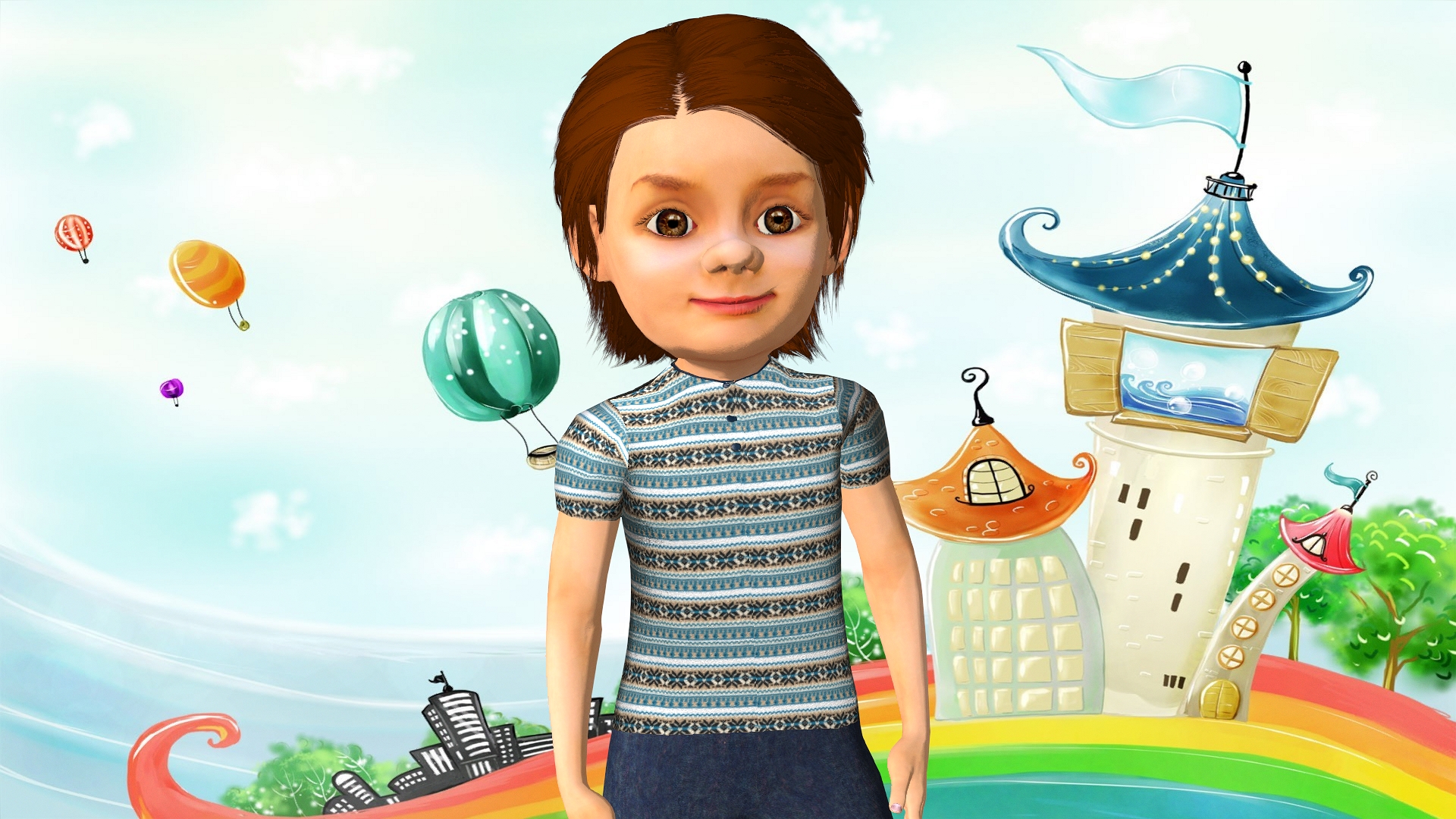 Cartoon kids
