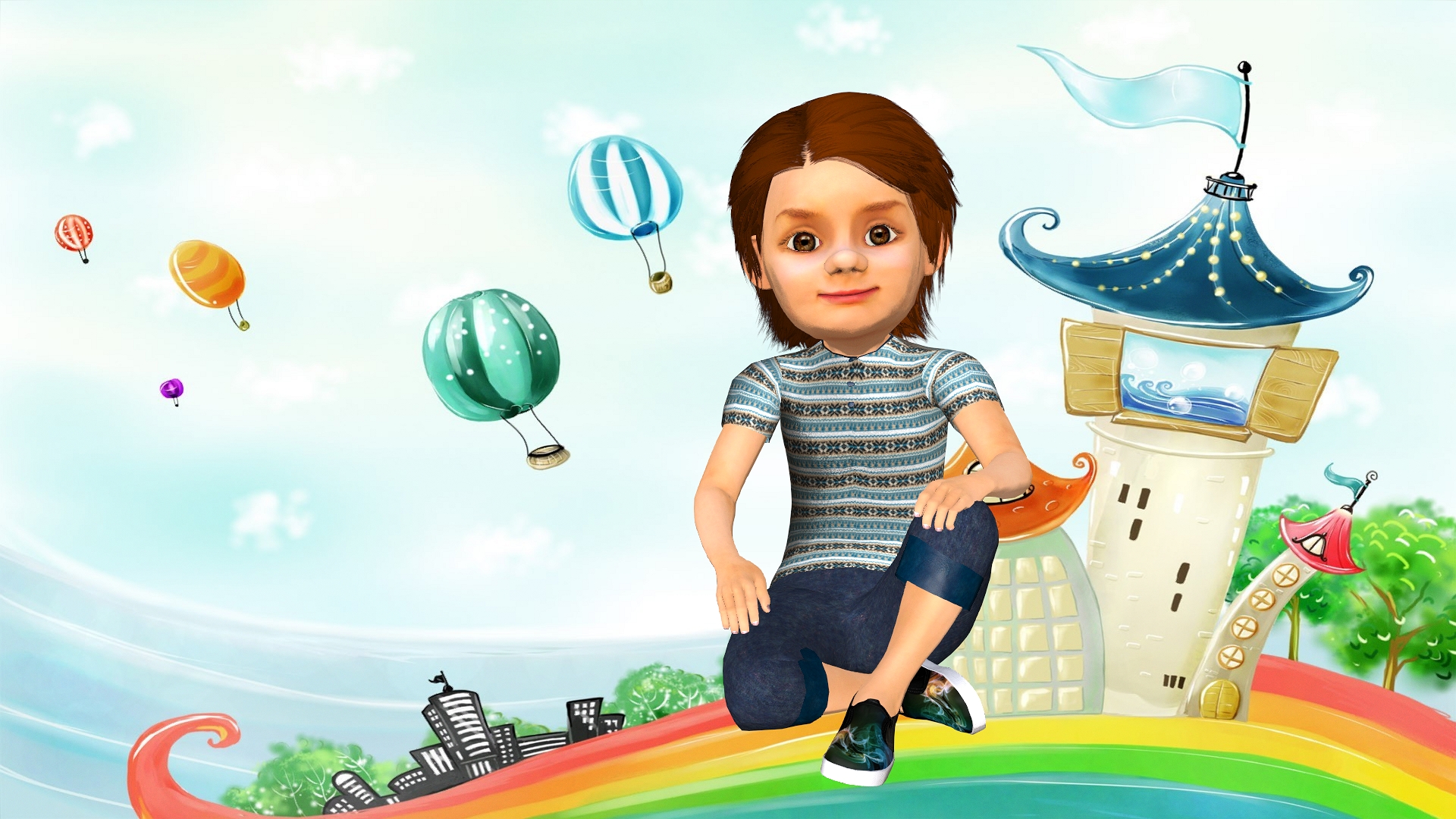 Cartoon kids
