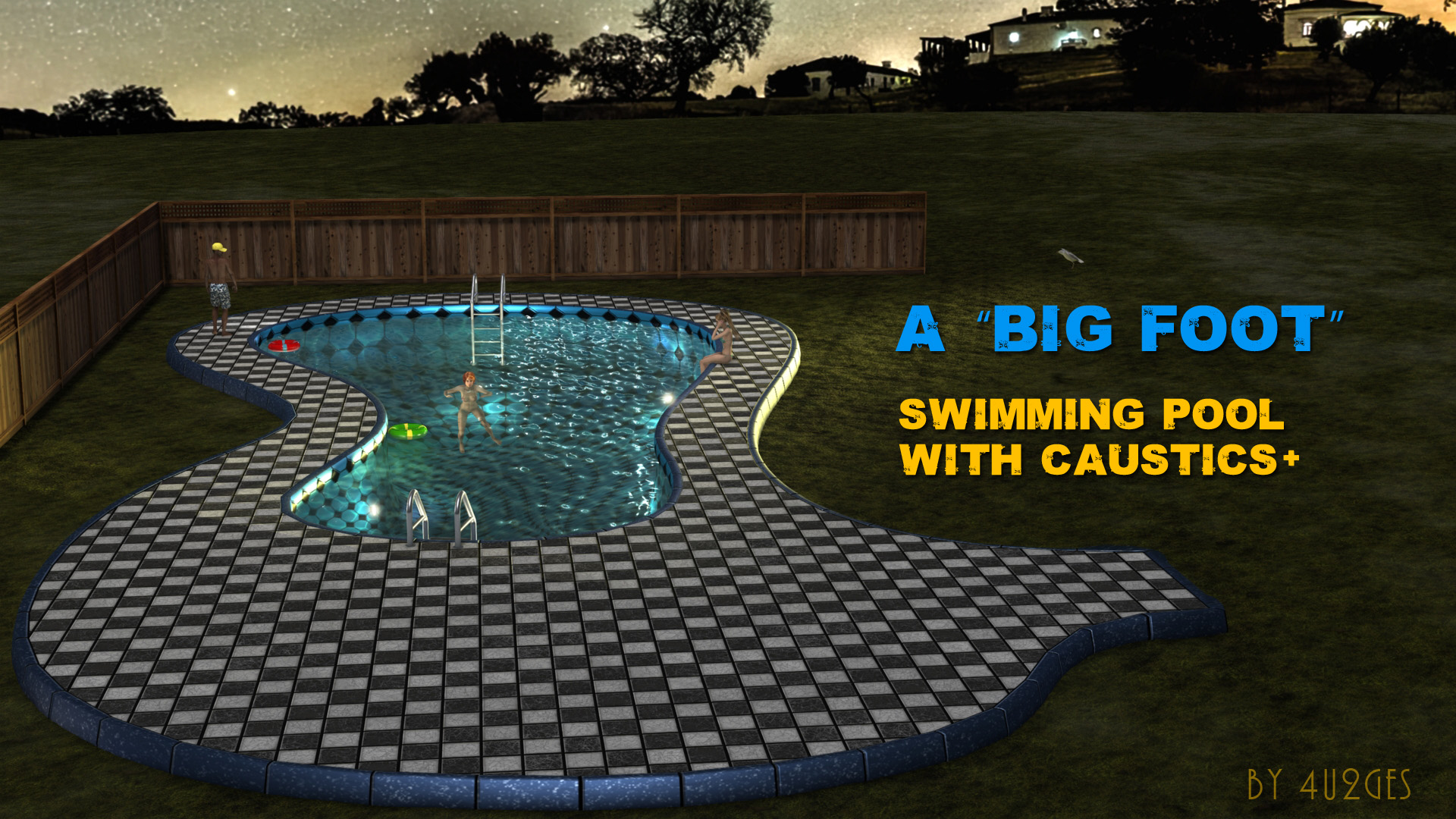 Swimming Pool with Caustics+