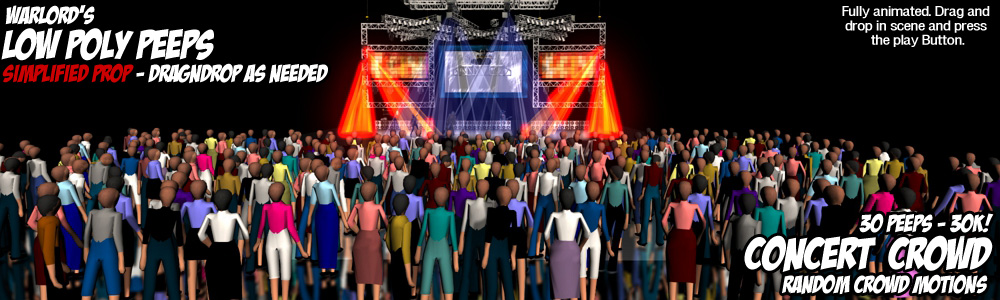 Concert Crowd Simplified