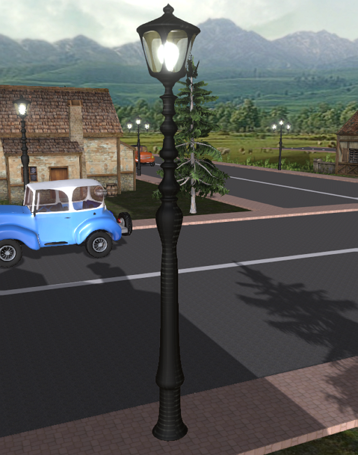 Street Lights and Signs