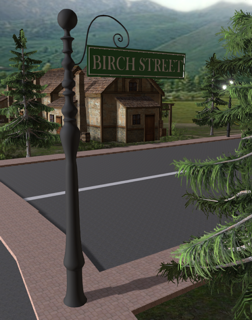 Street Lights and Signs