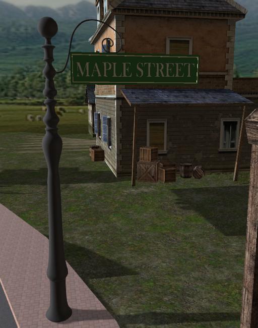 Street Lights and Signs