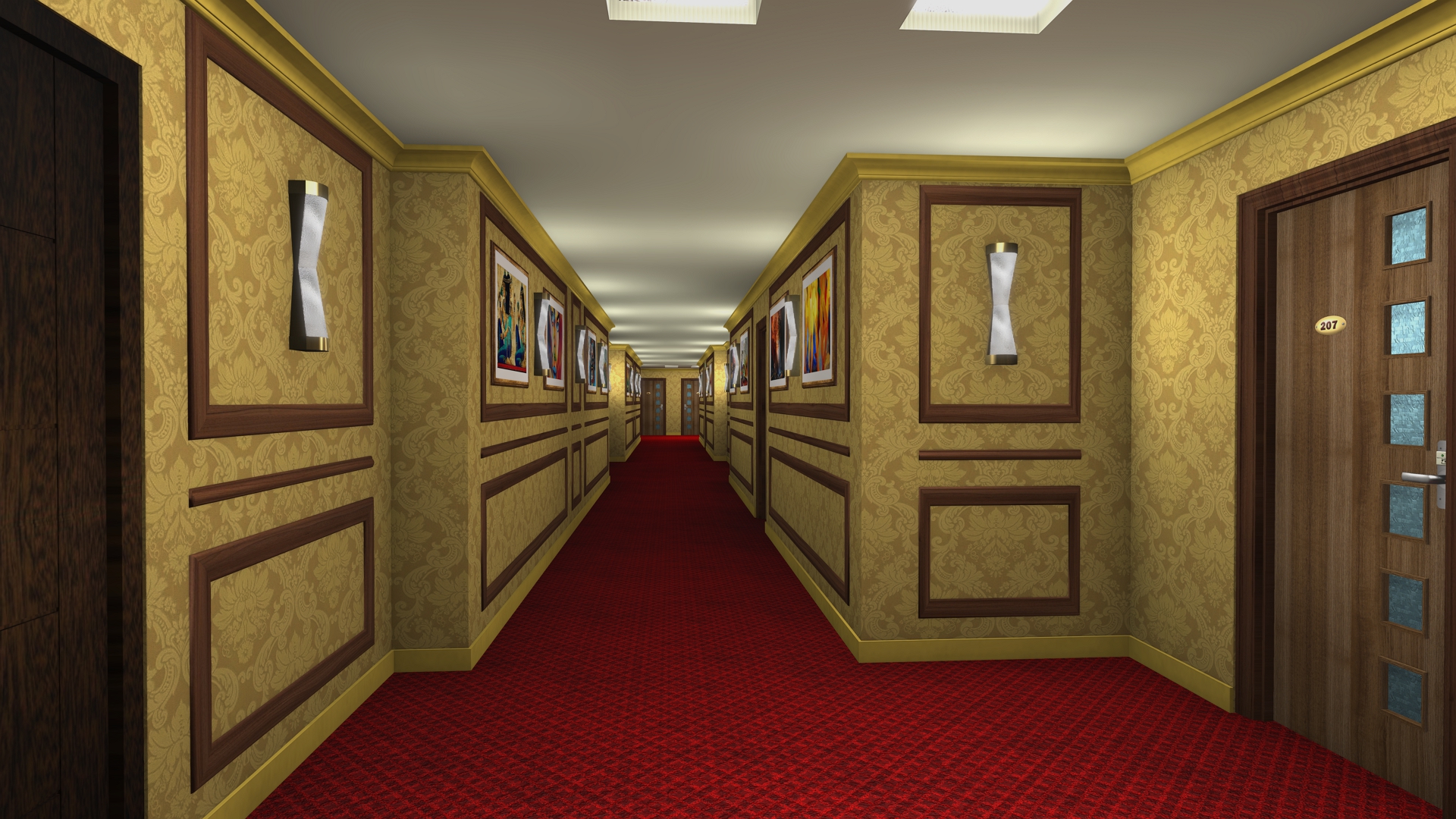 Everyday INN. Hotel Hallway