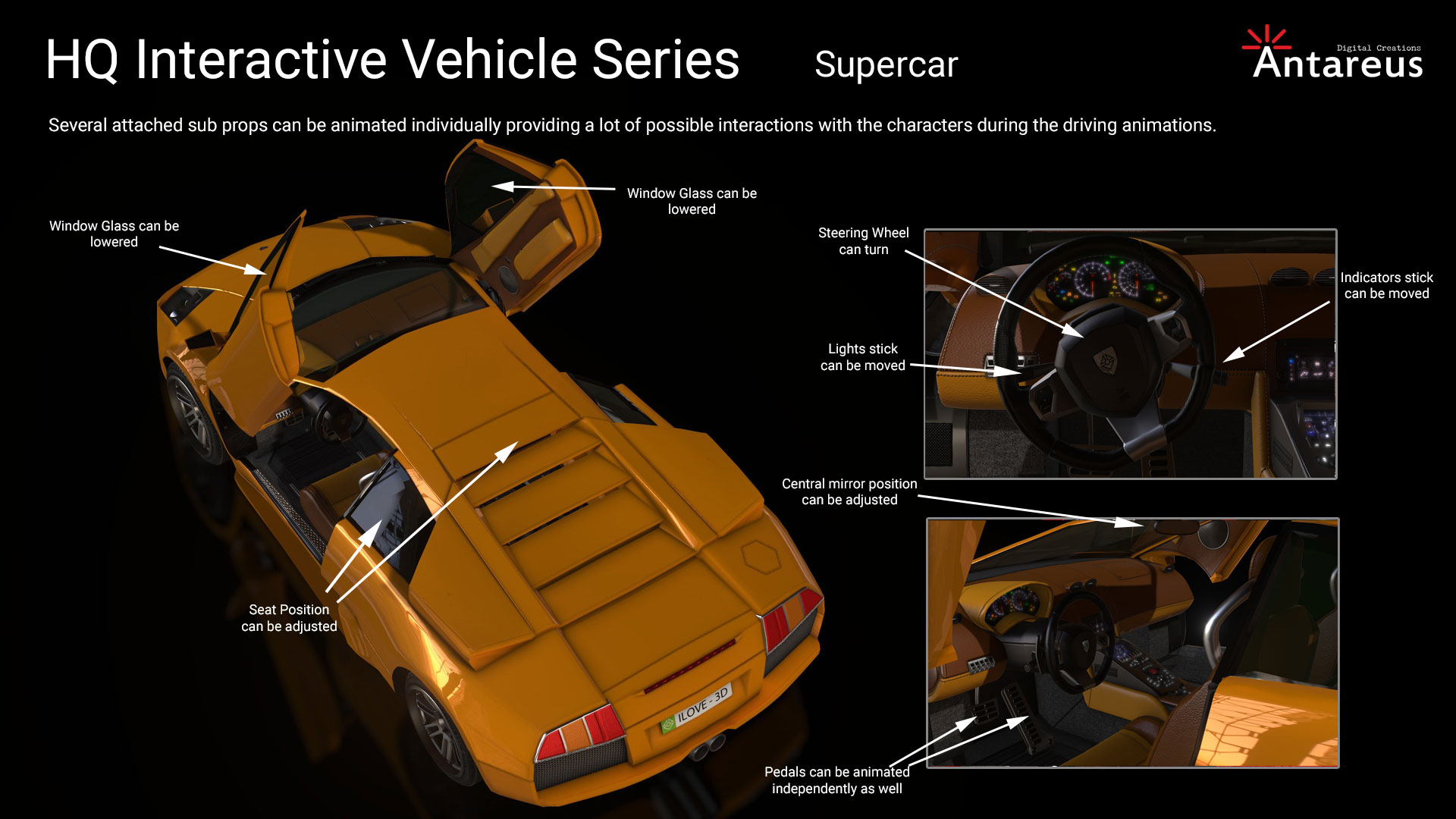 HQ Interactive Vehicles - Supercar