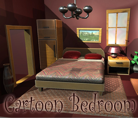Cartoon Bedroom