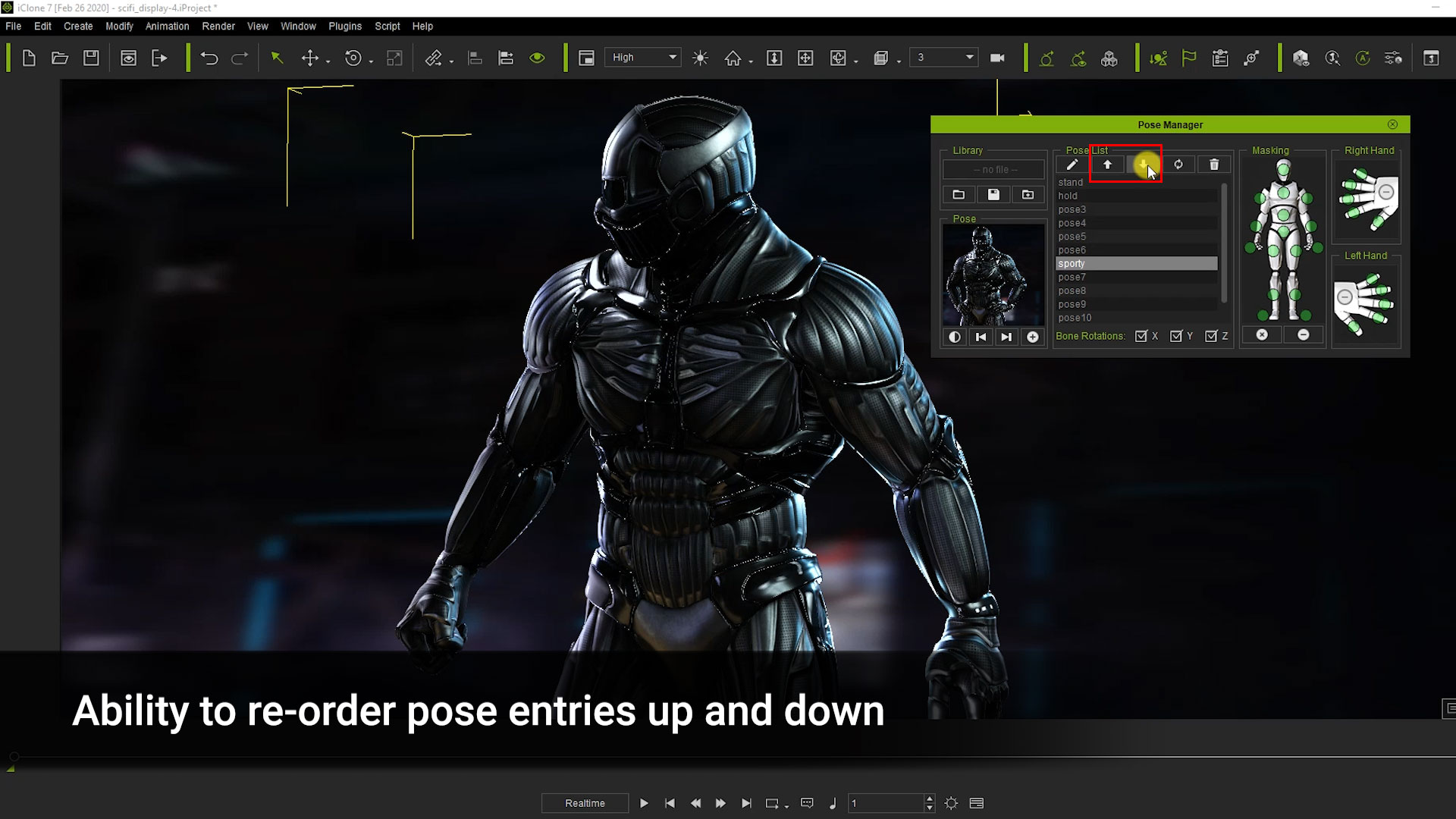 Pose Manager