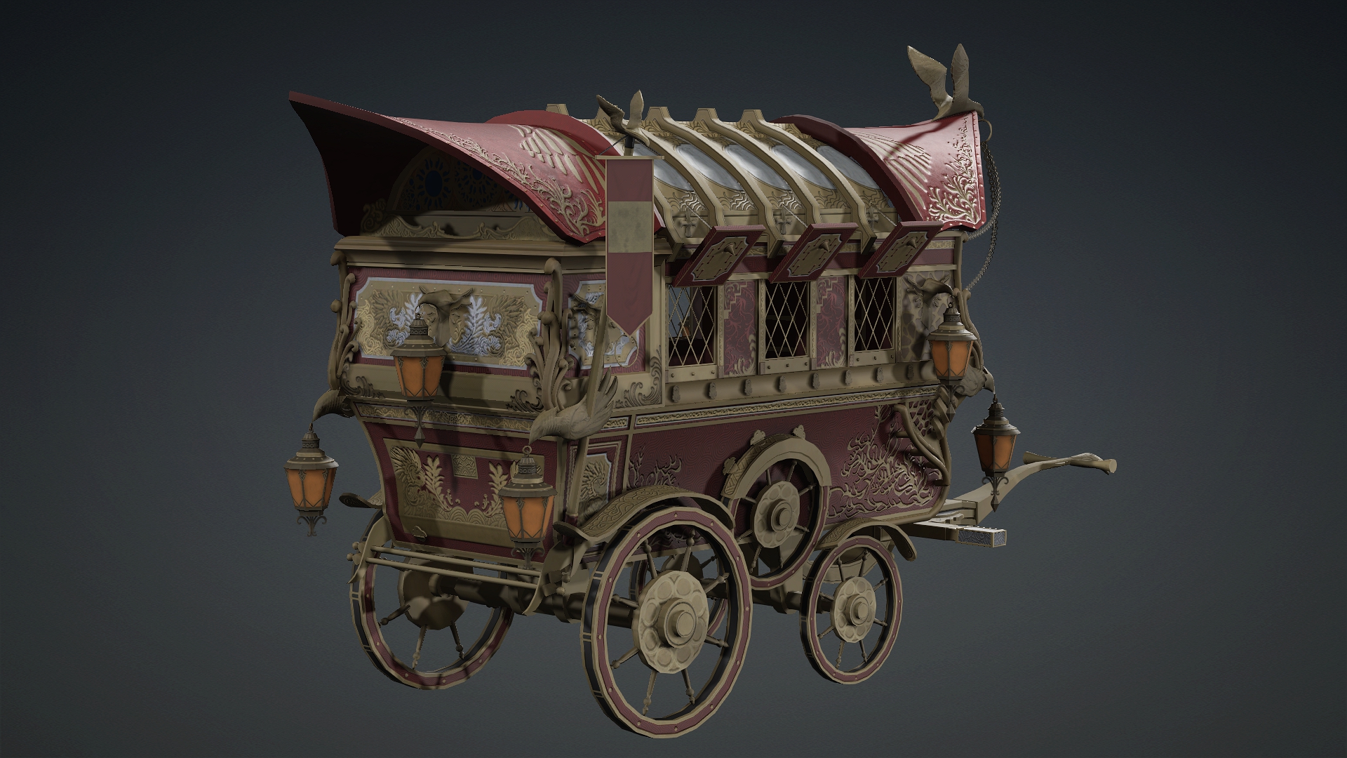 Medieval Wagon V.8
